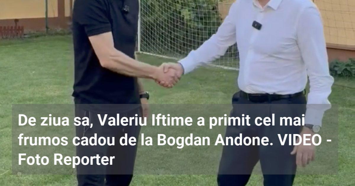 De ziua sa, Valeriu Iftime a primit cel mai frumos cadou de la Bogdan ...